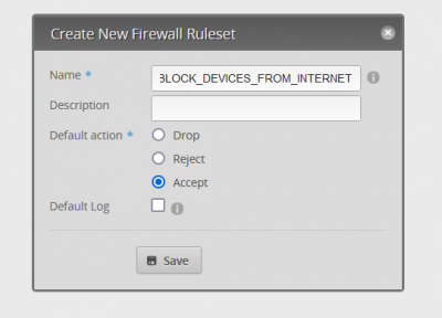 Block a device from accessing the internet using Ubiquiti EdgeMax ...